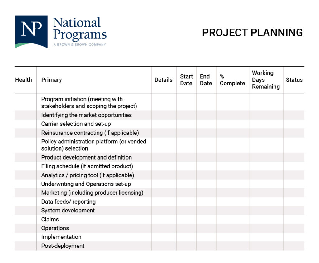 The anatomy of an insurance product launch